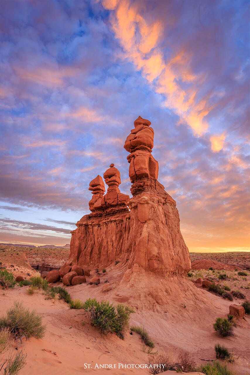 Three Sisters | Goblin Valley, Utah | Nathan St. Andre Photography